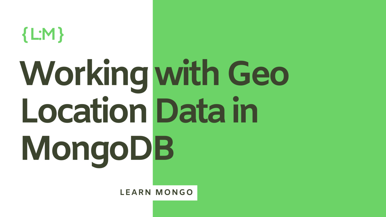 Learn Mongo – Learn MongoDB